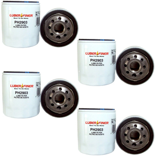 Luber-Finer PH2903 Oil Filter, Spin-On (4 Pack) - PIF Parts